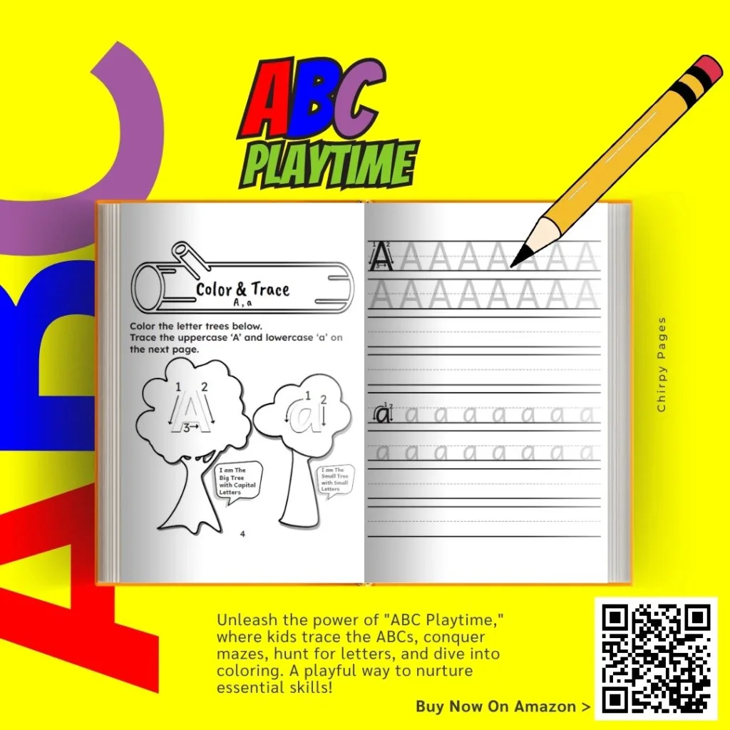 Trace The ABCs – Alphabet Tracing Book With Coloring Pages And More ...